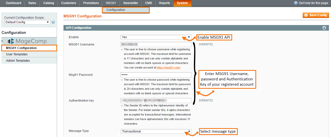 Magento Sms Notification Magento Order Notify Extension Magecomp