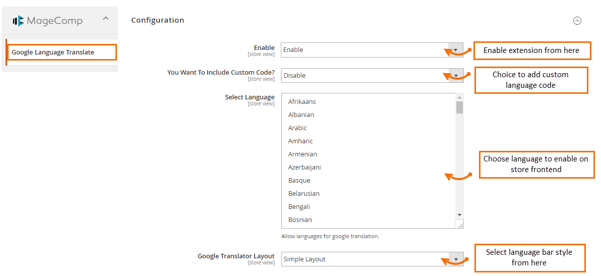Magento 2 Google Language Translator, Magento 2 language translation ...
