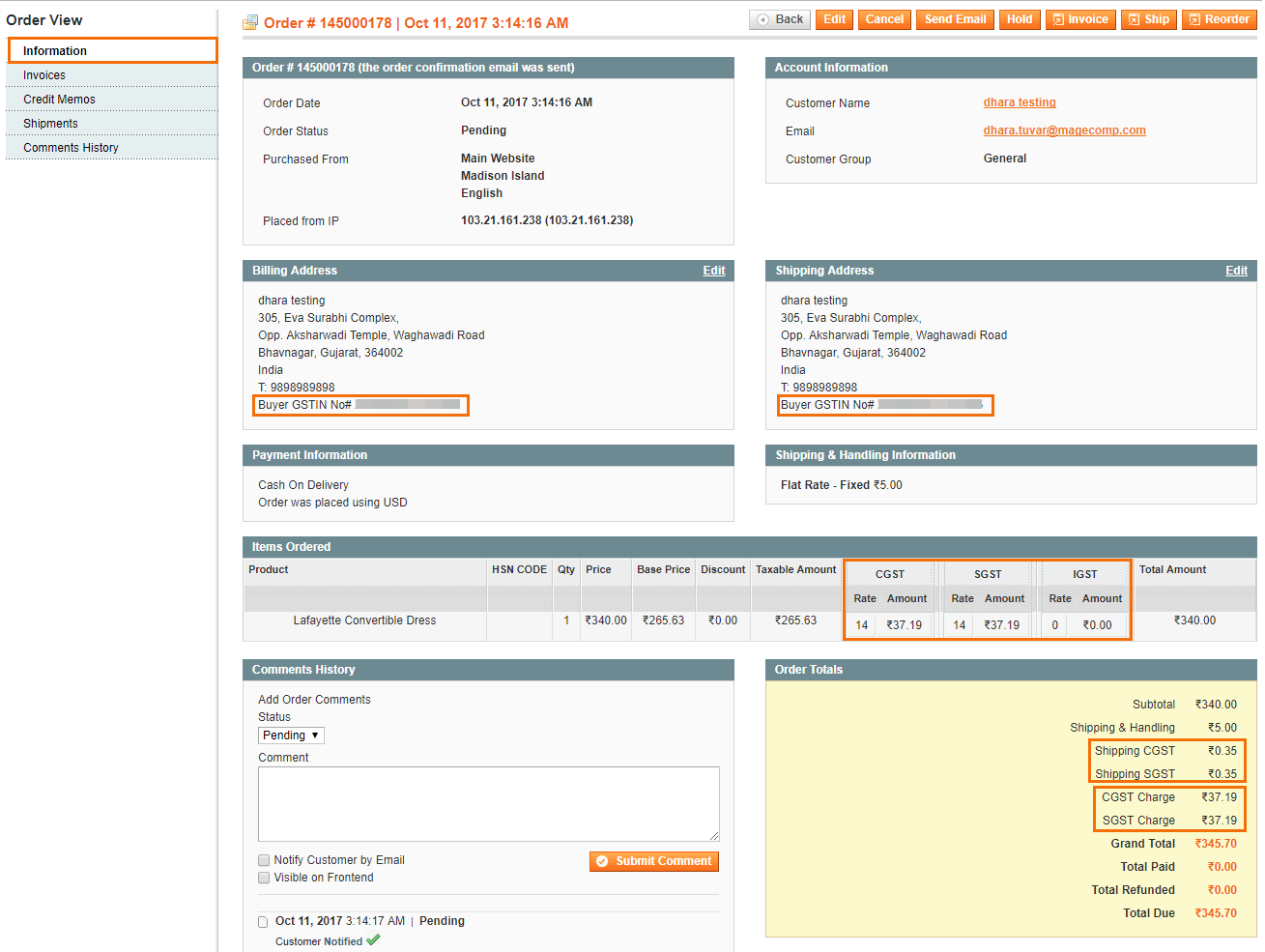 Magento GST Extension, Indian GST Magento Integration | MageComp