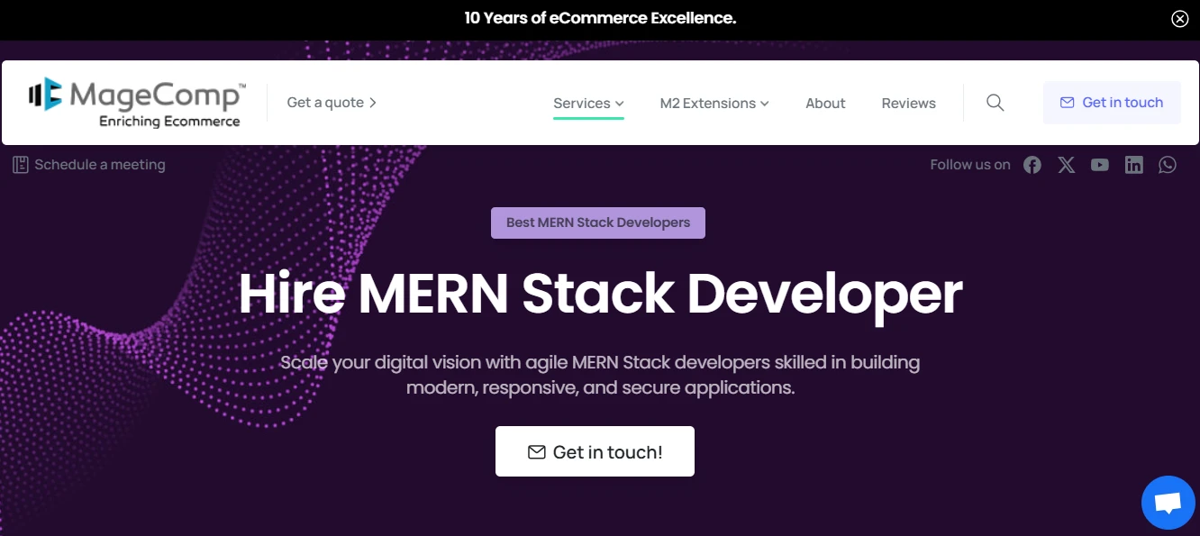 Hire Dedicated MERN Stack Developers | MageComp
