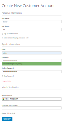 Mobile Login in Default Signup & Login - Support Portal for Magento Extensions & Services
