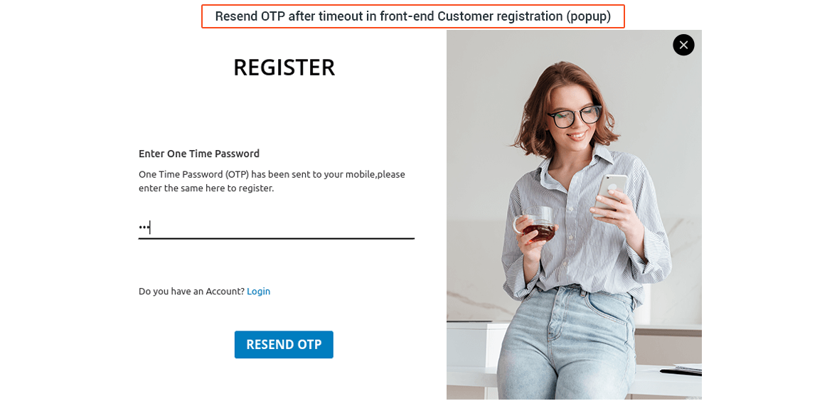 Frontend Customer Registration - Magento 2 Mobile Login Extension