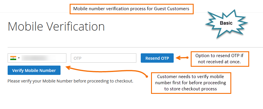 Otp Verification In Frontend Magento 2 Sms Notification Basic Extension
