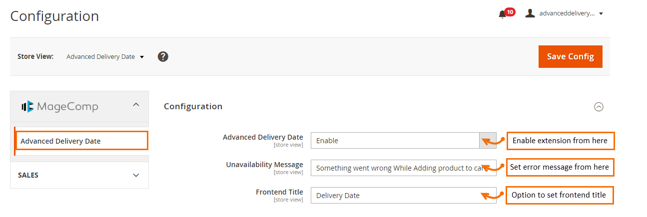 Configuration - Support Portal for Magento Extensions & Services