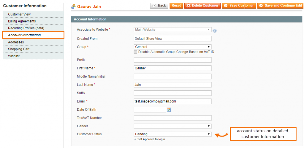 Backend Grid for Pending Registrations - Support Portal for Magento ...