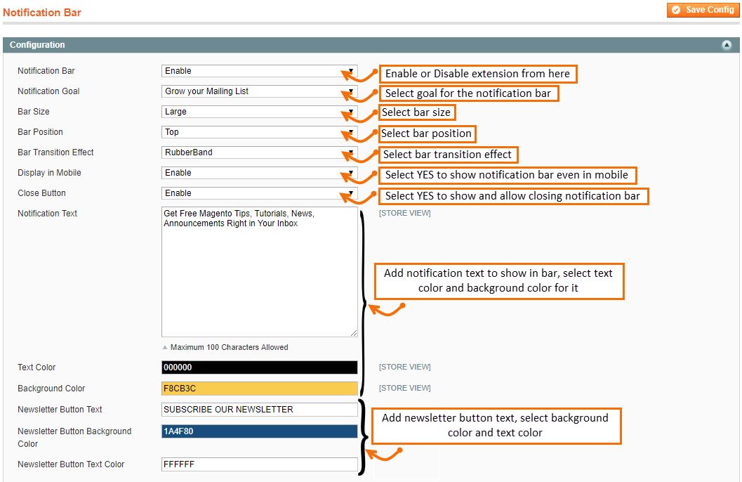 Configuration Goal – Grow Your Mailing List - Support Portal for Magento Extensions & Services