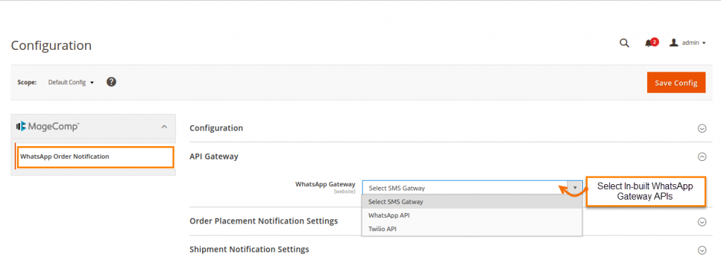 WhatsApp Gateway Configuration - Support Portal for Magento Extensions ...