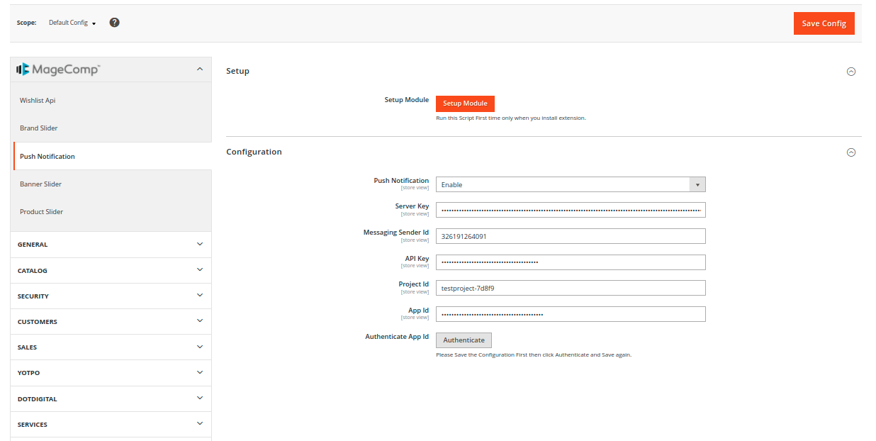 Push Notification - Support Portal for Magento Extensions & Services