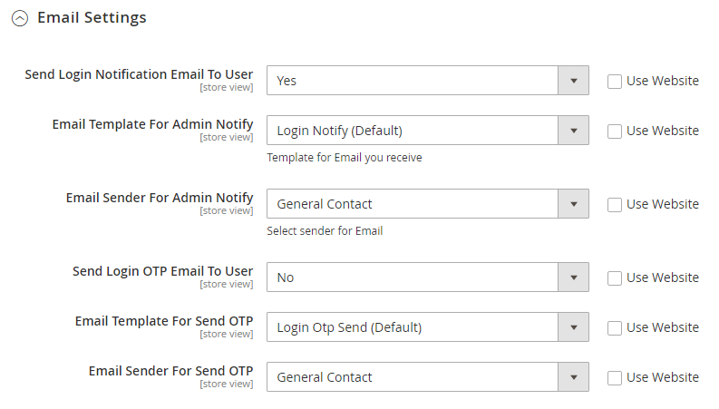 General Settings - Magento 2 Mobile OTP Login Pro Extension